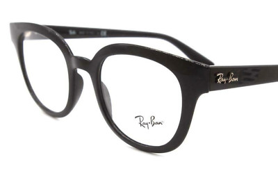 New Ray-Ban Reading Glasses RB 4324-V 2000 50-21 150 Black Round Frames ...