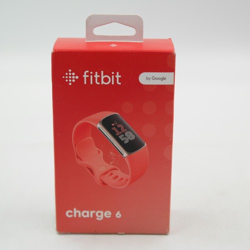Fitbit Charge 6 Wristband By Google - Red Model GA05184NA New | eBay