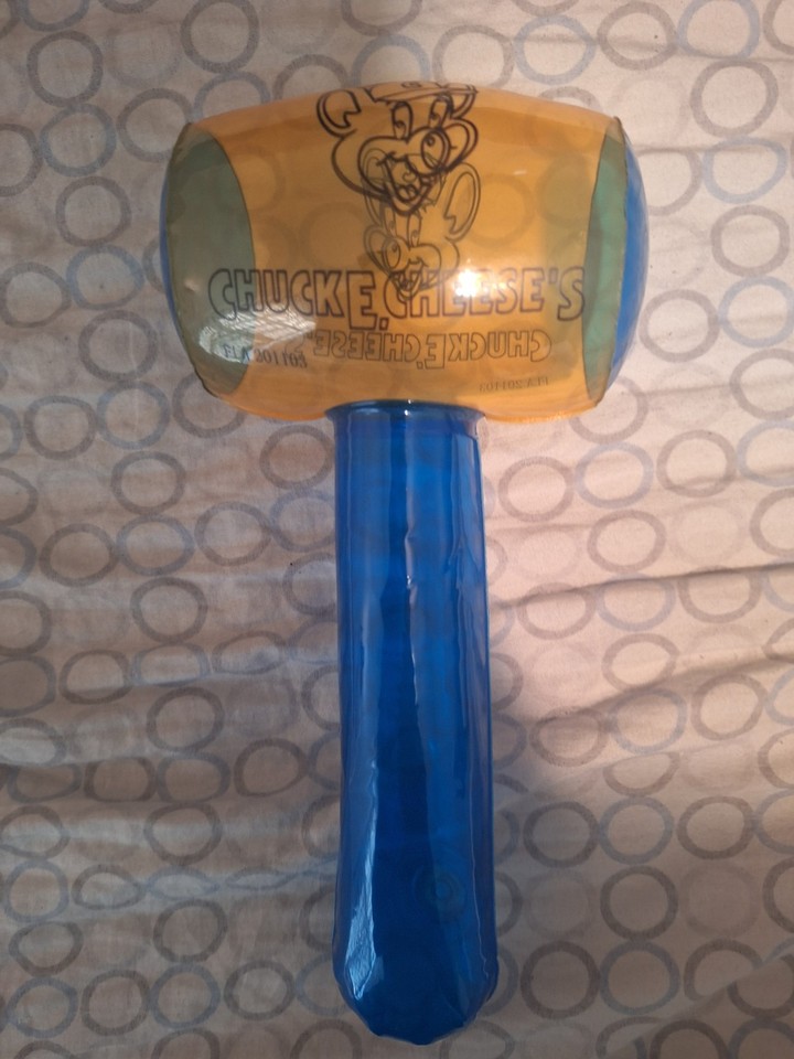 Chuck E Cheese Play Hammer Toy Mallet Vintage Arcade Whack a Mole GOOD ...