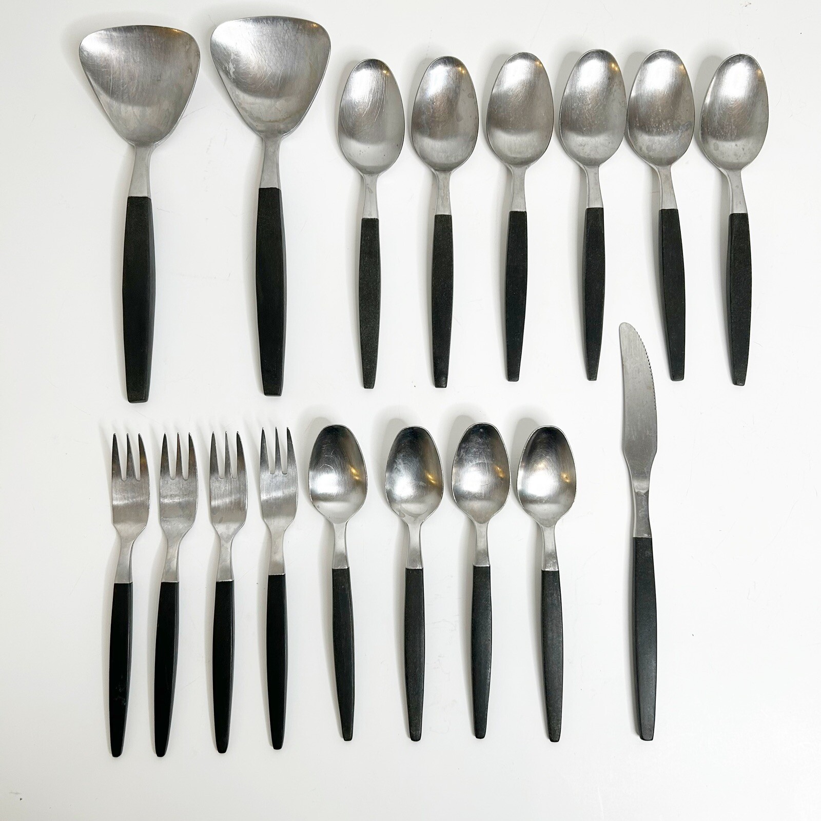 Vintage SCC Supreme Stainless Steel Japan Tea Spoons Knife Lot Of 17 | eBay