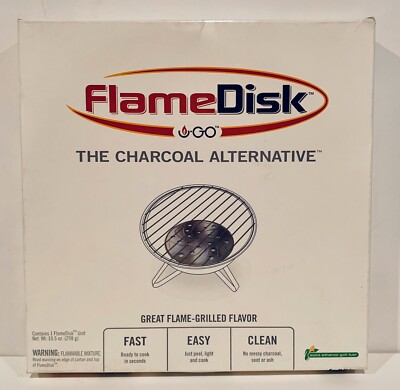 New Sologear LLC FlameDisk The Charcoal Alternative, Eco-Friendly ...