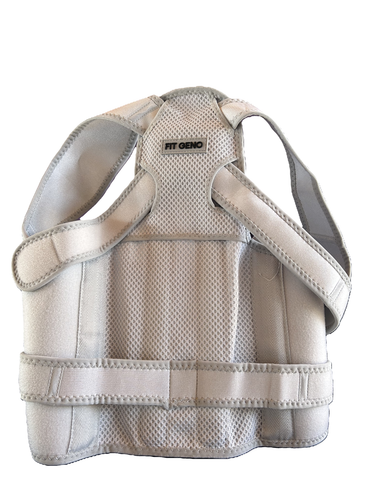 Fit Geno Back Brace Posture Corrector Women Men Shoulder Adjustable ...