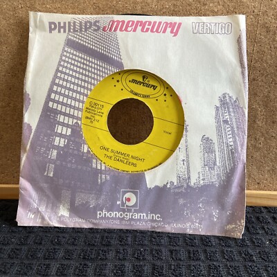 THE DANLEERS ~ ONE SUMMER NIGHT/WHEELIN' AND A-DEALIN' 1958 MERCURY ...