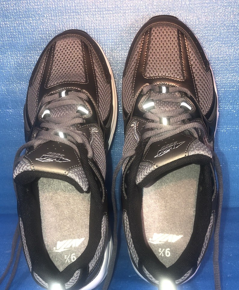 Avia Men's 5000 Sz 10.5 Walk Run Sneakers Comfort Leather Lace-up Gray ...