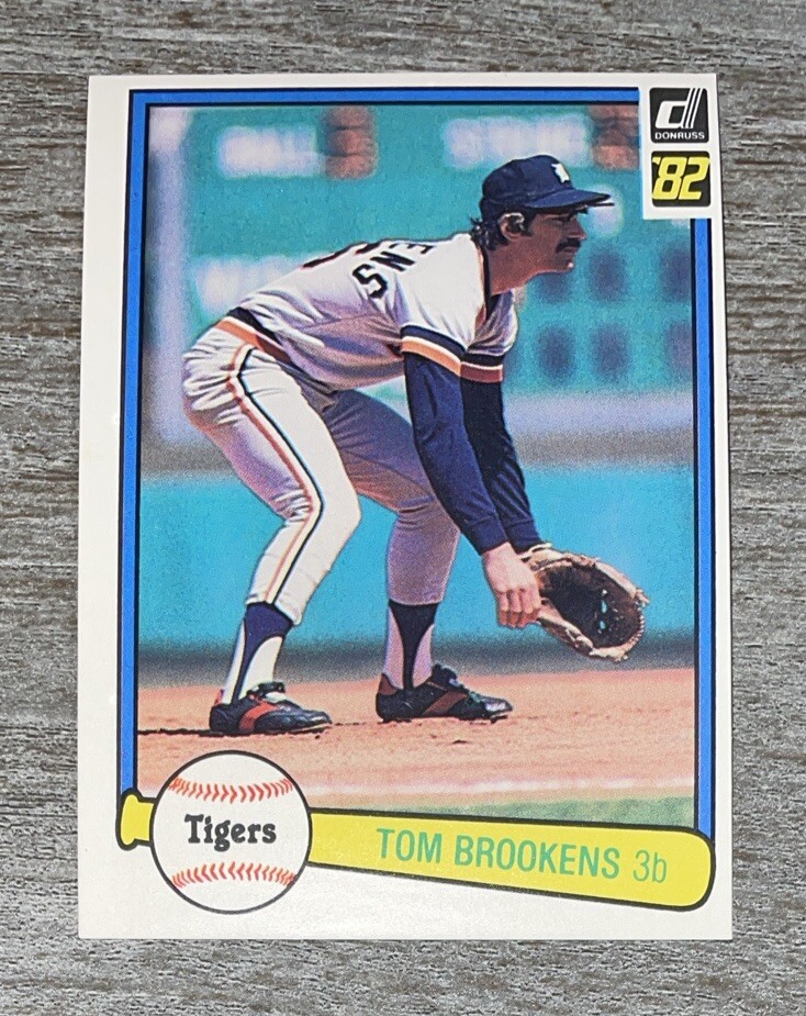 Tom Brookens 1982 Donruss Tigers #202 *G643* | eBay