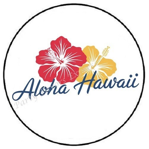 ALOHA HAWAII ENVELOPE SEALS LABELS STICKERS PARTY FAVORS | eBay