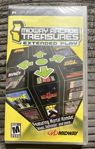 Midway Arcade Treasures: Extended Play Sony PSP 2005 SEALED | eBay