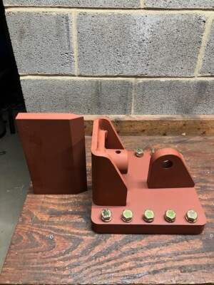 Log Splitter Slide Wedge Push Plate hydraulic cylinder Mount 8" beam ...