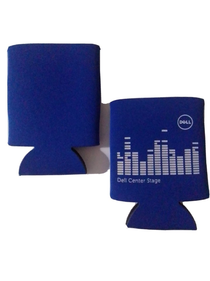 DELL Computers Swag Koozie Coozie (Set of 2) Cozy Can Beer Cooler Blue ...