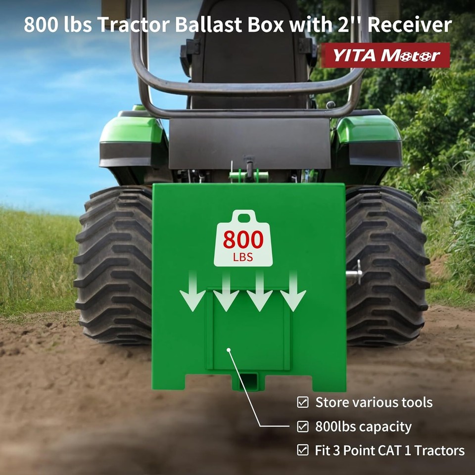 3 Point Hitch Ballast Box Counterweight for Cat 1 Cat-1 Skid Steer ...
