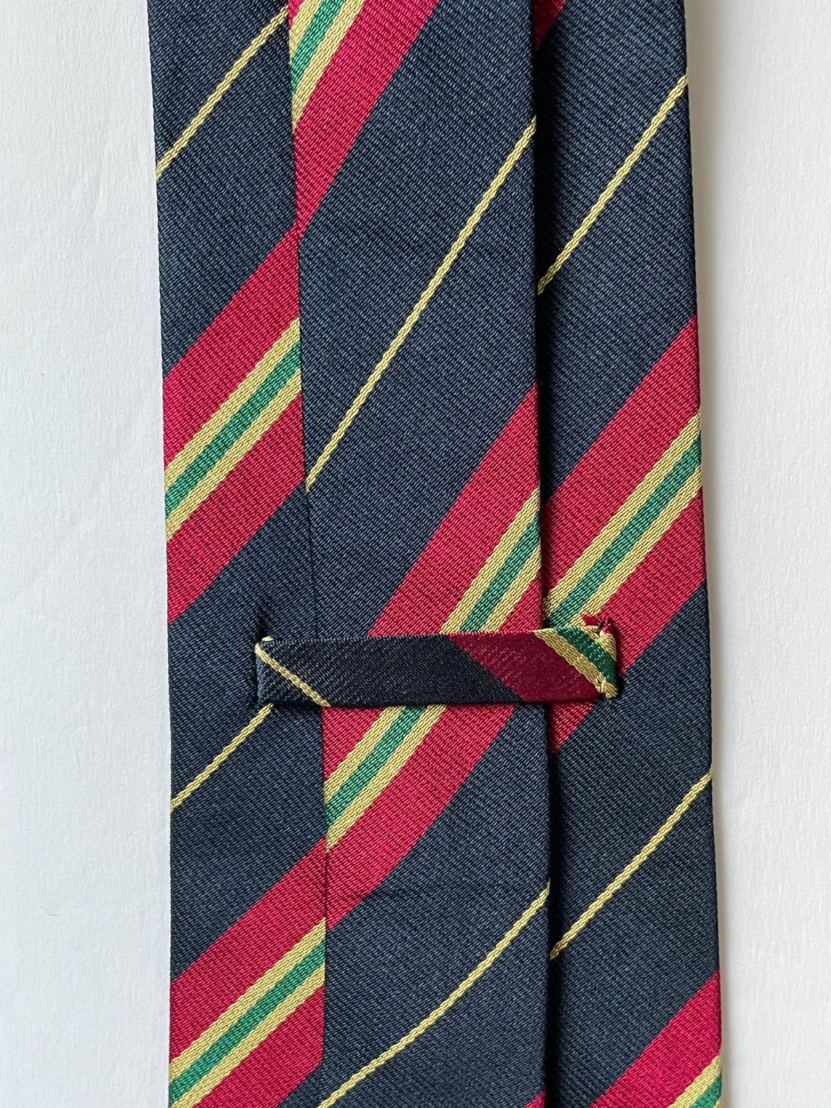 Blue Red Gold ZANOLINI Silk Tie Italy | eBay