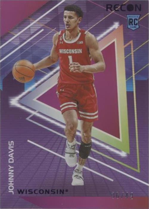 2022-23 Panini Chronicles Draft Picks - Recon Johnny Davis #14 Purple ...