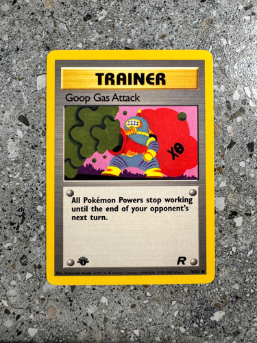 Pokemon TCG Cards 1st Edition Goop Gas Attack 78/82 Team Rocket | eBay ...