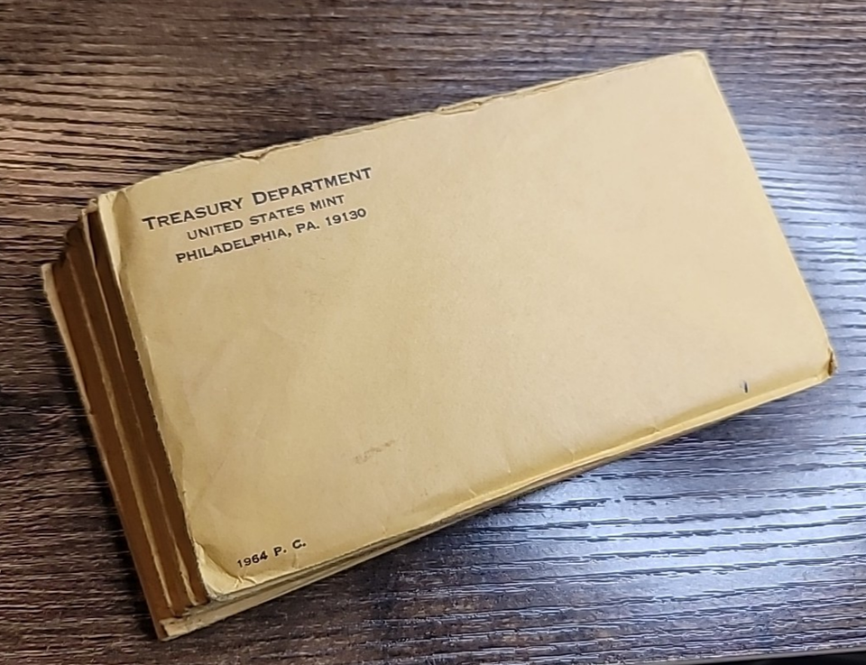 Ten (10) 1964 Philadelphia US Proof Set ENVELOPES ONLY - NO COINS!! | eBay