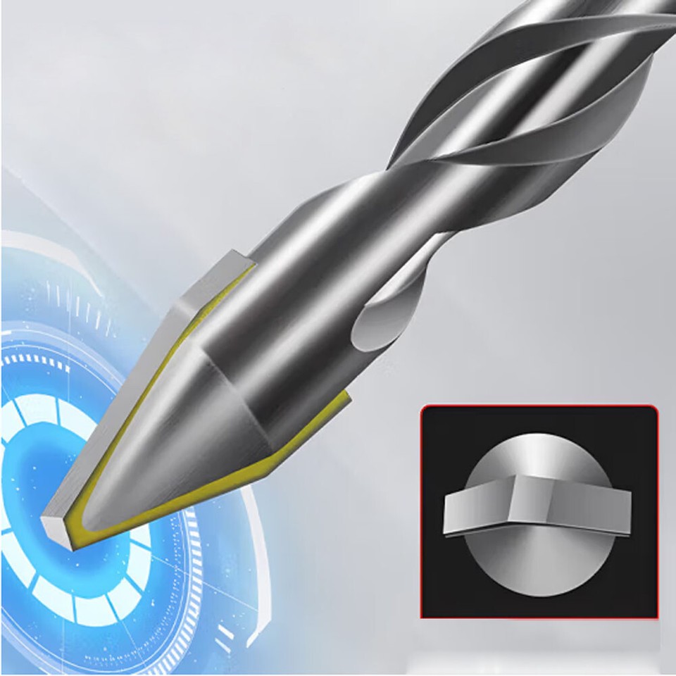 4pcs High-Strength Eccentric Twist Drill Bit, Oblique Head Eccentric ...