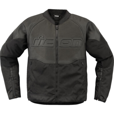 Icon Overlord3 Leder Jacke Md Schwarz | eBay.de