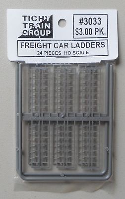 24 FREIGHT CAR LADDERS HO 1:87 SCALE LAYOUT DIORAMA TICHY TRAINS 3033 ...