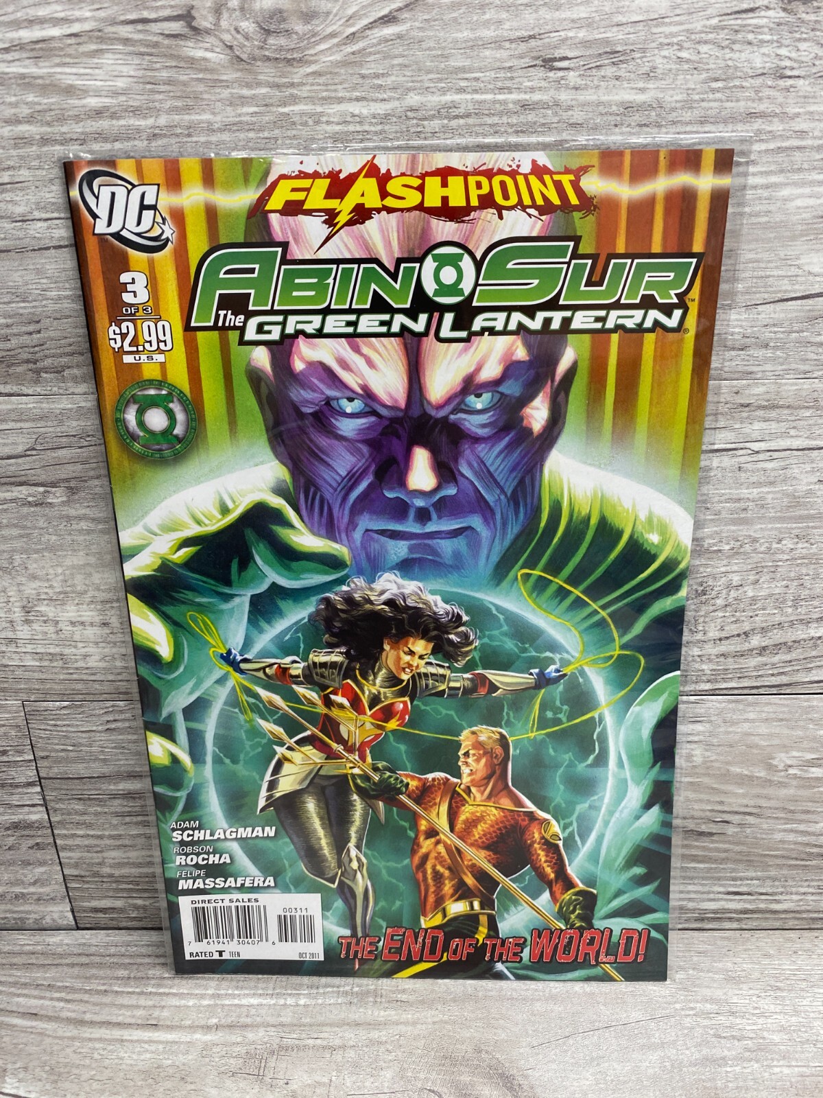 DC Comics #3 2011 Flashpoint Abin Sur the Green Lantern The End Of The ...