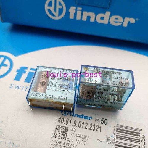 Finder Type 40.61.9.012.2321 12VDC Power Relay 16A 250VAC 6 Pins | eBay