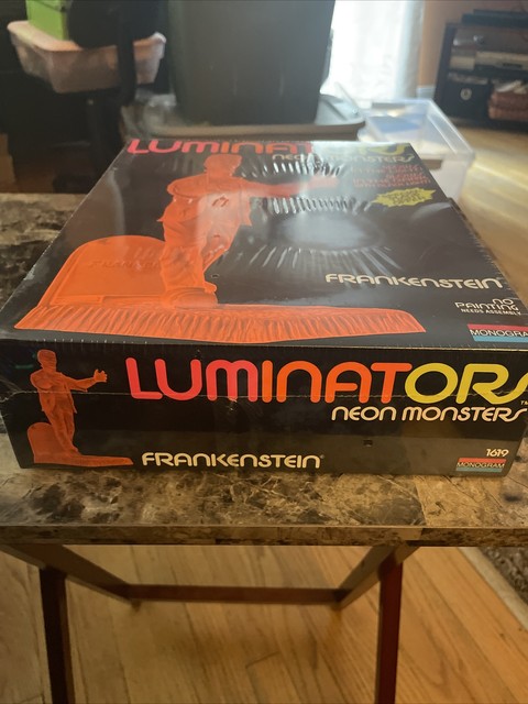 1991 Monogram Luminators Neon Monsters Frankenstein Model Kit 1619 for ...