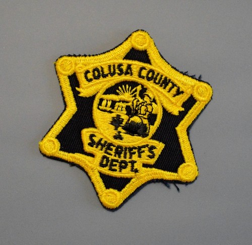Colusa County California Sheriff's Dept. Patch ++ Mint CA | eBay
