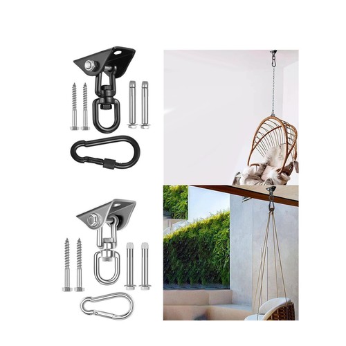Swing Hangers Brackets Hammock Hanging Kits for Indoor/Outdoor Swing ...