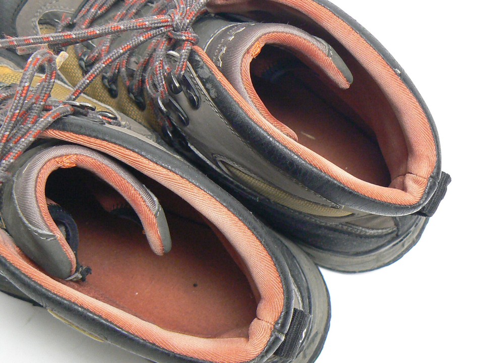 SIMMS Rivershed Studded Rubber Sole Fly Fishing Wading Boots Men's US ...