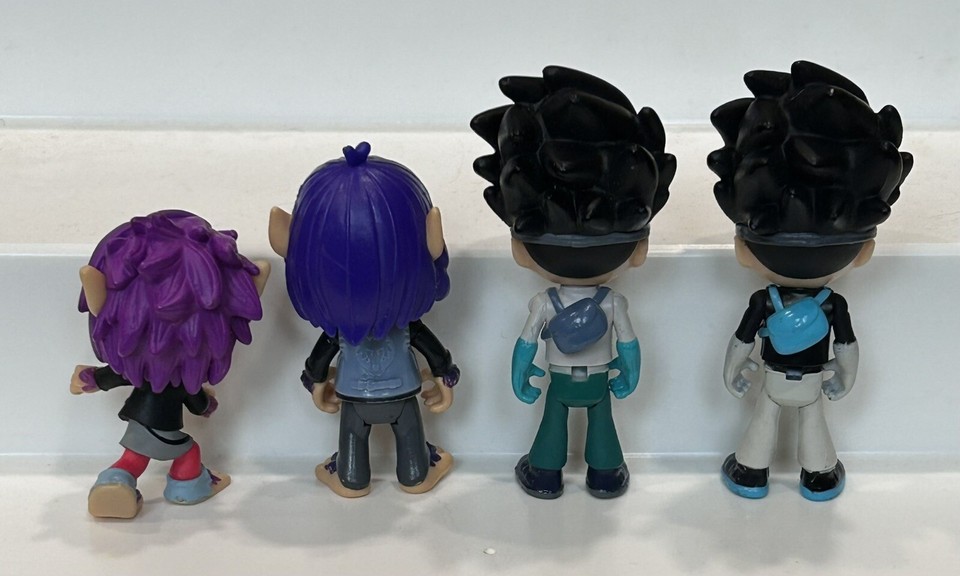 Lot of 4 PJ Masks Wolfies Wolfy Kids Villains Figures - Howler Rip ...