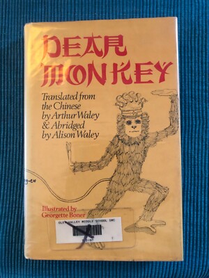 Arthur / Alison Waley & Waley (ed.) Dear Monkey 1st U.S. Ed. HC Book | eBay