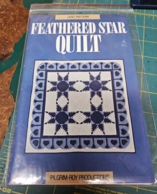 Feathered Star Quilt by Pilgrim-Roy Productions Size 45" x 45" - NEW | eBay