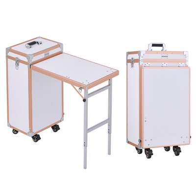 Professional Make Up Beauty Trolley Vanity Case with Station Nail ...