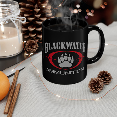 Blackwater Ammunition Academy Guns Firearms 11oz 15oz Tea Coffee Black ...