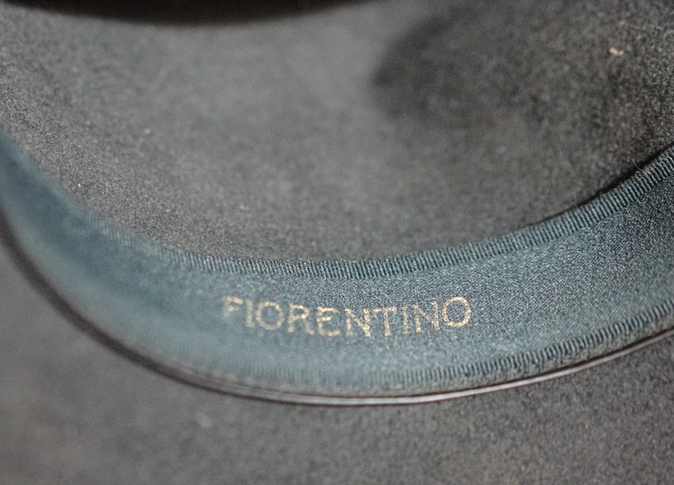 Fiorentino Vintage Fedora Italian Hat, Size Large, Wide Brim | eBay
