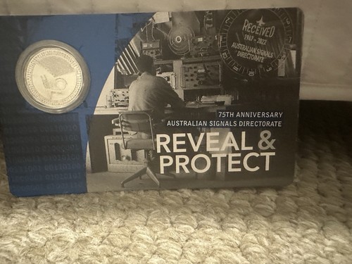 2022 50c ASD Australian Signals Directorate 75th Anniversary Fifty Cent ...