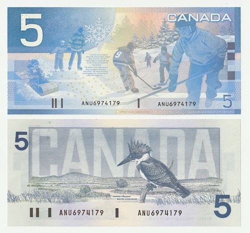"MATCHING IDENTICAL SERIAL NUMBERS" 1986 & 2002 $5 Gem Unc Canada ...