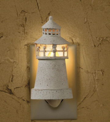 Lighthouse Plug In Night Light Beach Cottage Nautical | eBay