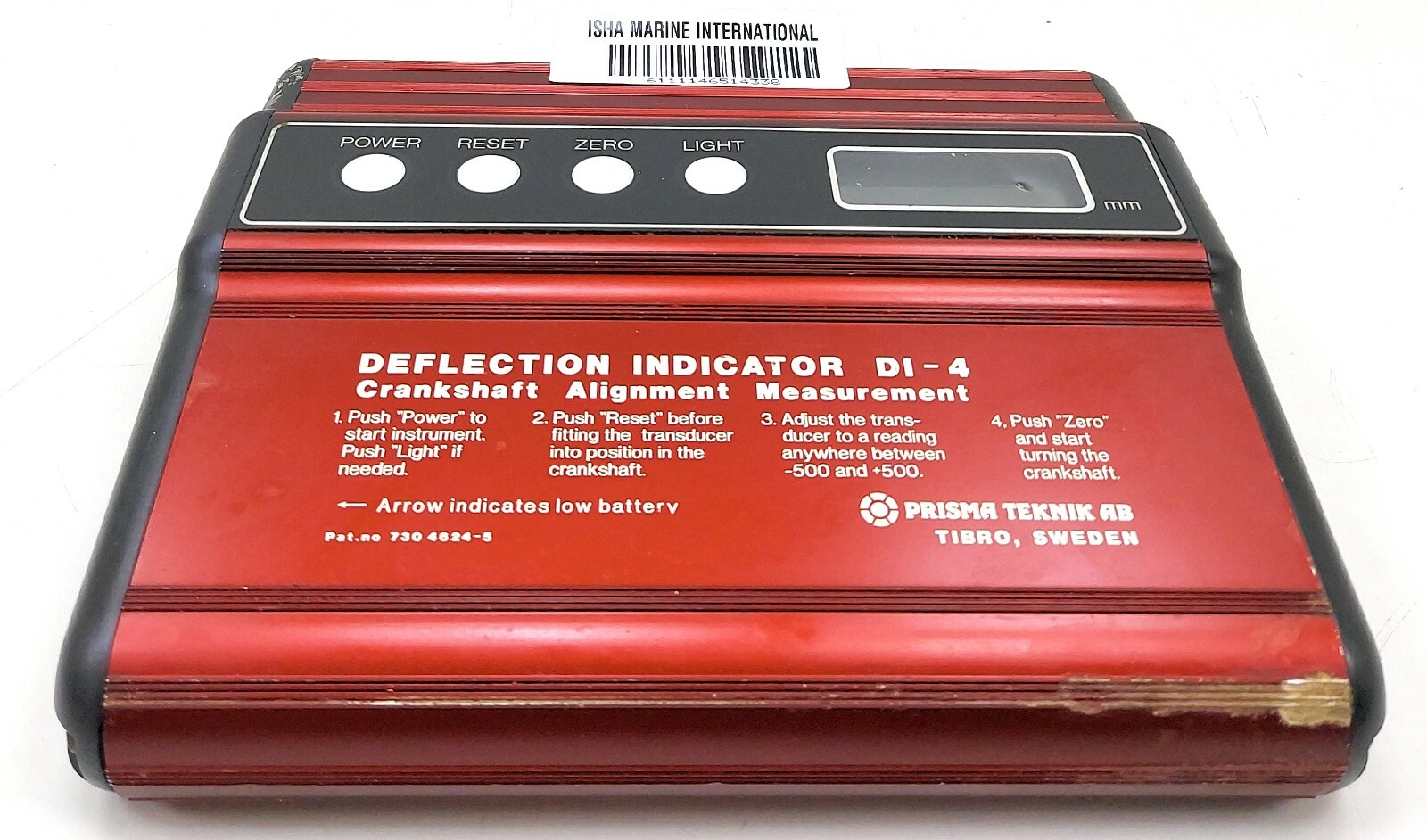 Prisma Teknik DI-4 Crankshaft Alignment Measurement Deflection ...