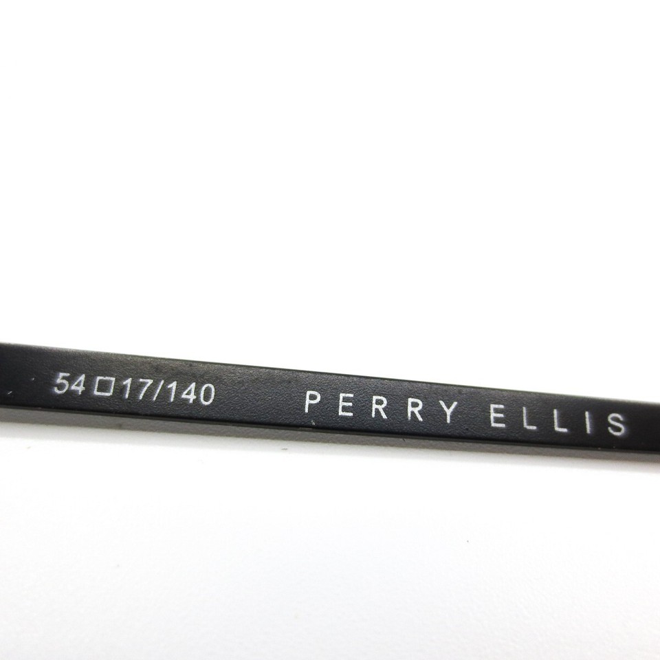 Perry Ellis PE 387-2 Eyeglasses Frames Black Square Full Rim 54-17-140 ...