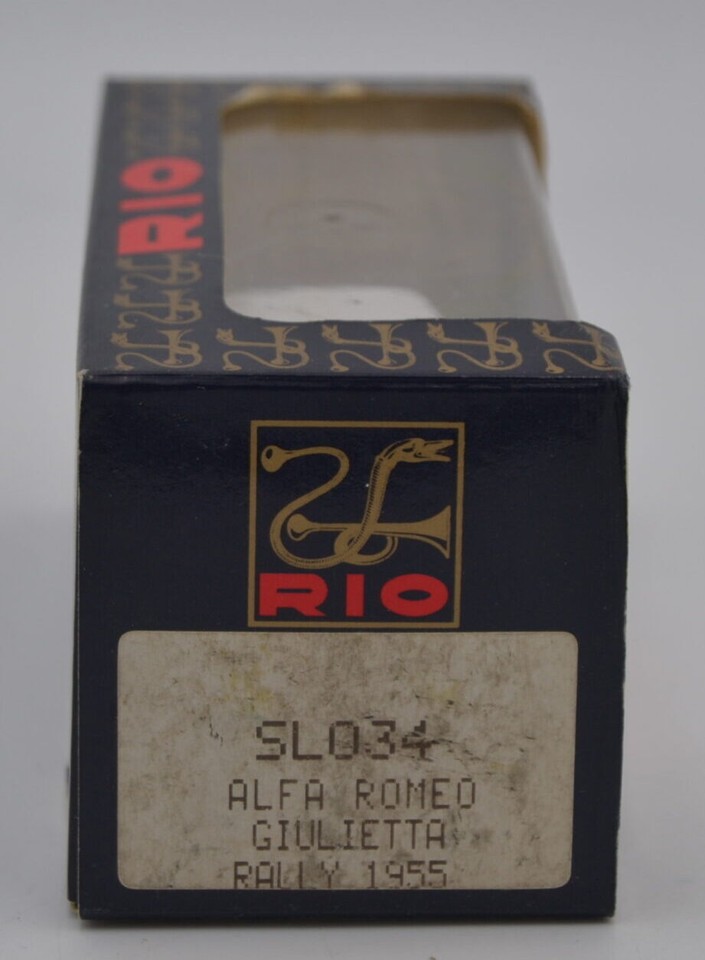 Die Cast " Alfa Romeo Giulietta Rally 1955 " SL034 RIO 1/43 | eBay