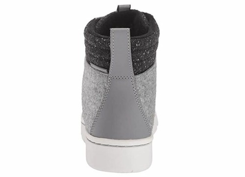 Clarks Step Explore Hi women's ankle boot, grey Felt, size 10 M. Lace ...