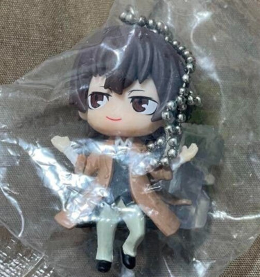 Japanese anime Bungo Stray Dogs deforme mini figure keychain Osamu ...