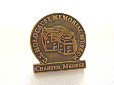 VINTAGE U.S. HOLOCAUST MEMORIAL MUSEUM CHARTER MEMBER PIN | eBay