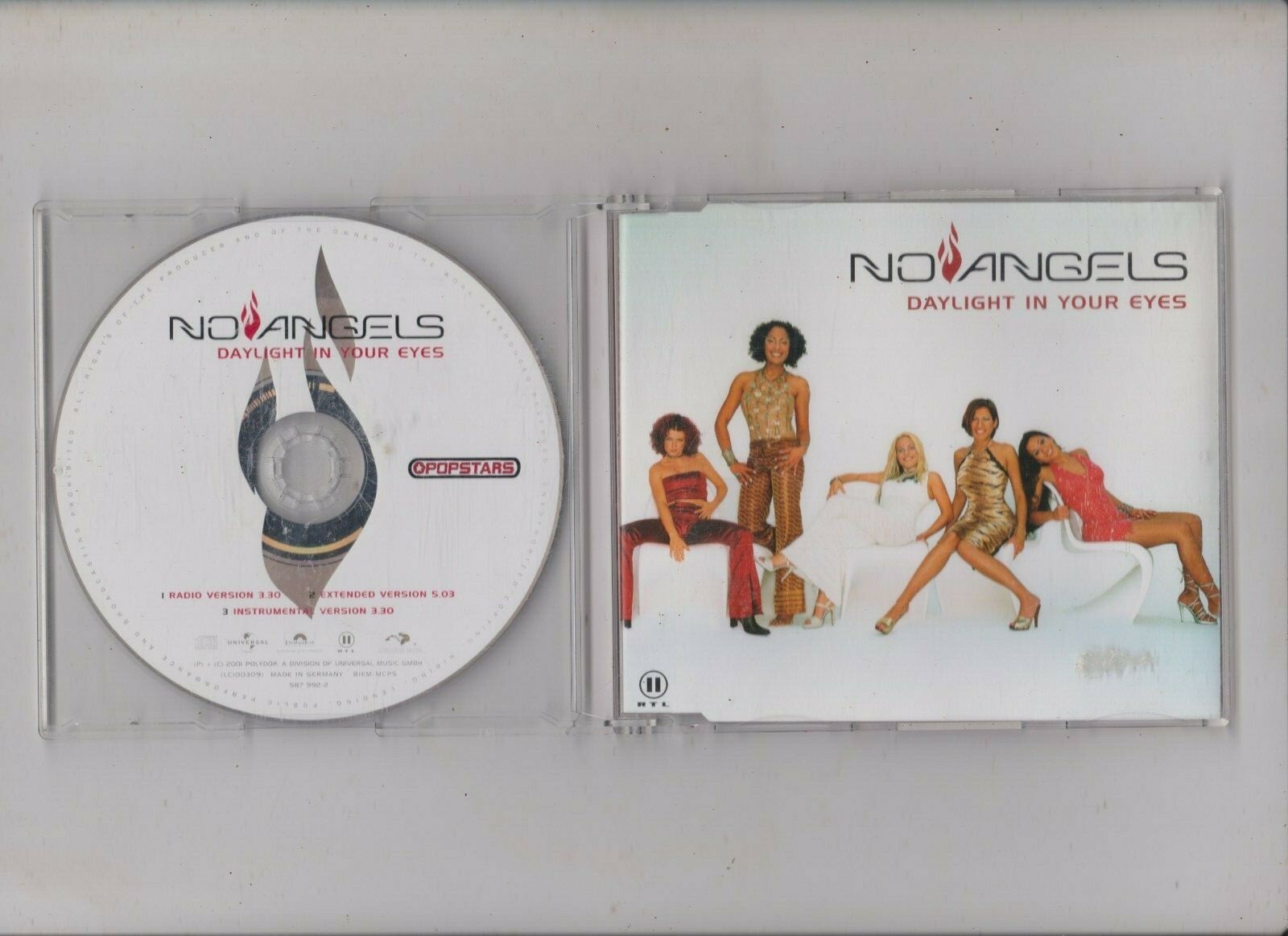 Single CD No Angels, Daylight In Your Eyes | eBay