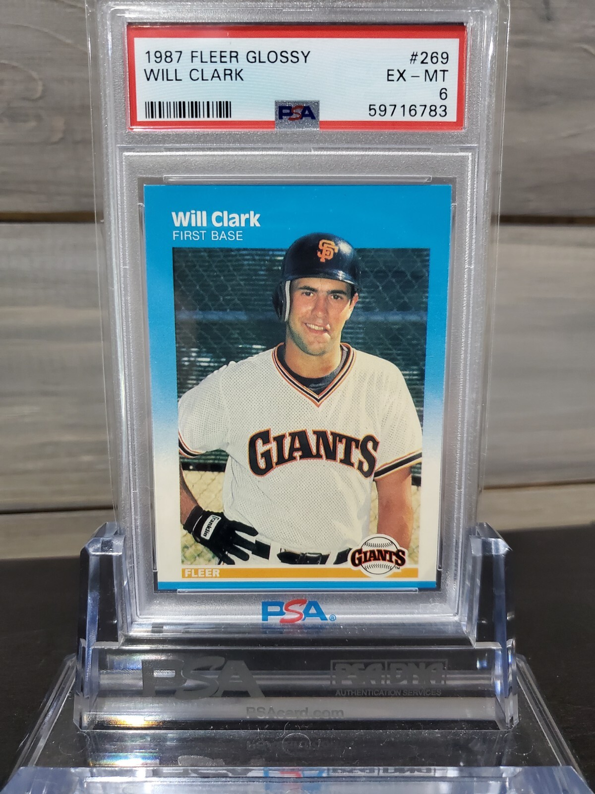 1987 Fleer - Glossy #269 Will Clark (RC) for sale online | eBay
