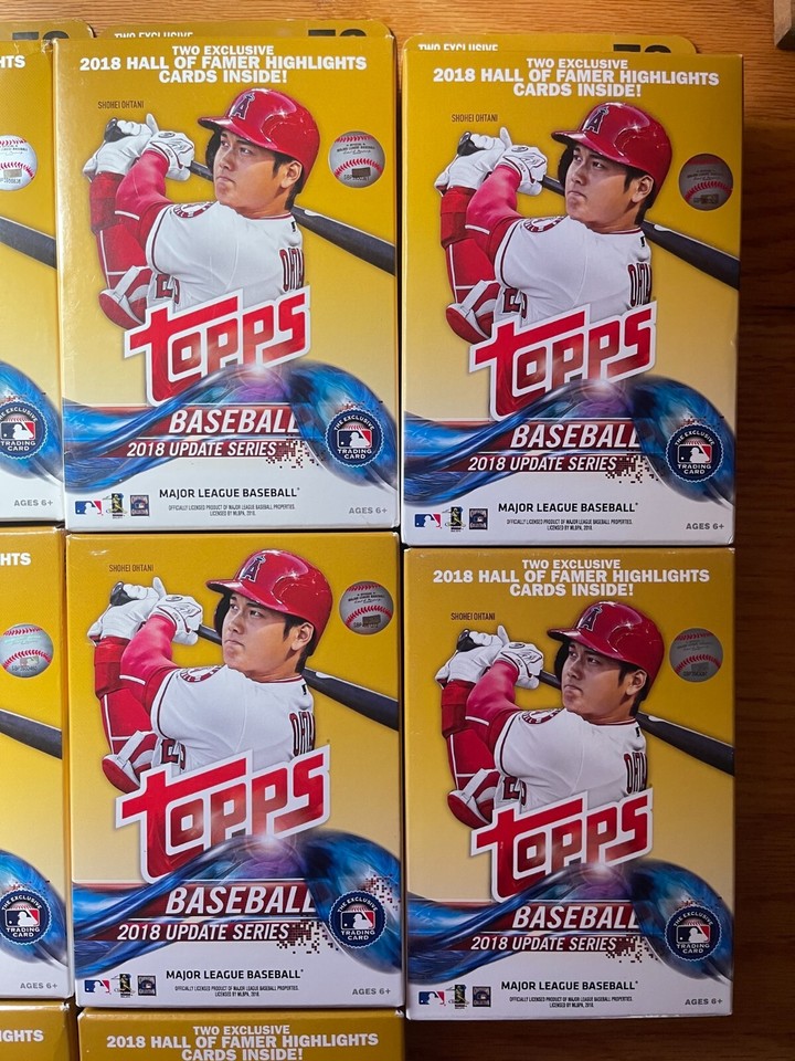 10 2018 TOPPS UPDATE HANGER BOXES PACKS SEALED OHTANI ACUNA MVP RC'S | eBay