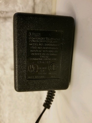 VTech AC Power Supply Adapter Adaptor Charger 350903002C0 DC 9V 300mA ...