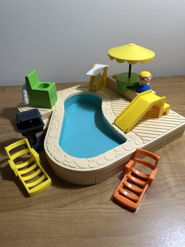 Fisher Price Little People Swimming Pool Set | eBay