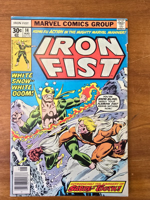 Iron Fist #14 30 Cent Variant (Marvel Comics August 1977) | eBay