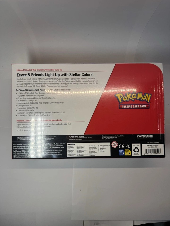 Pokemon TCG: Prismatic Evolutions Costco 2-Pack Bundle ETB + Booster ...