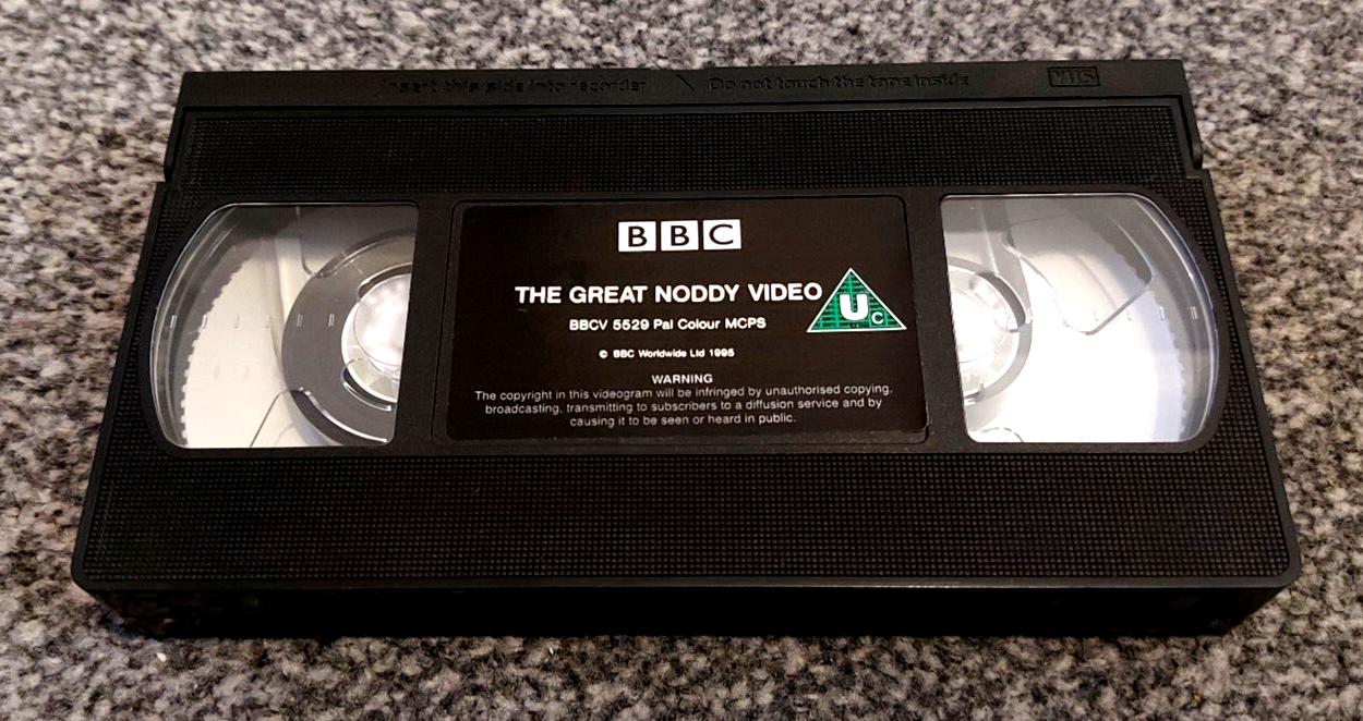THE GREAT NODDY VIDEO BIG EARS BBC VIDEO ENID BLYTON PAL VHS VIDEO KIDS ...